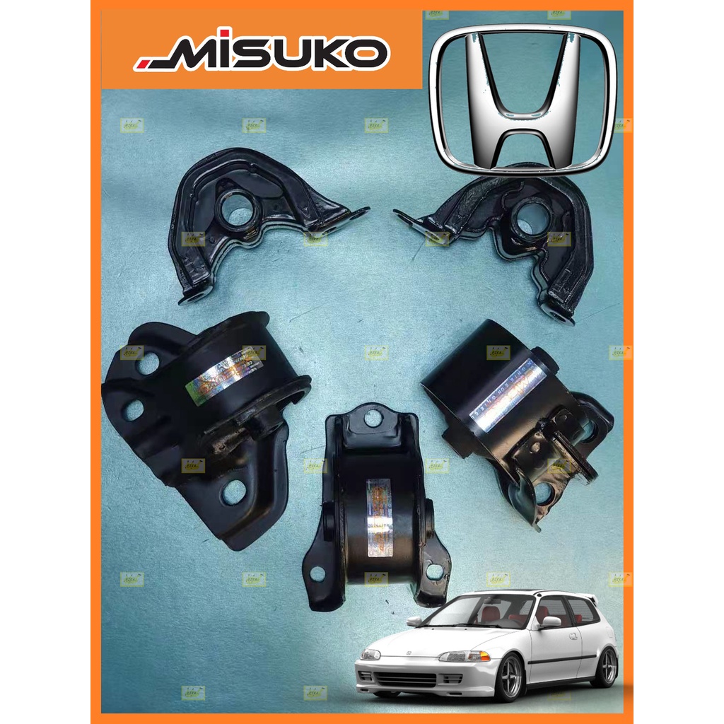 HONDA CIVIC EG (SR4) SMALL VTEC ENGINE MOUNTING SET (MISUKO BRAND ...