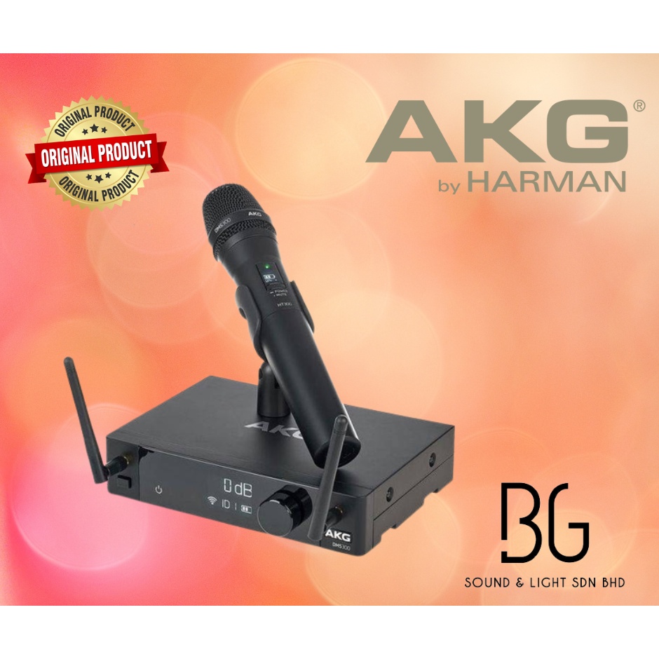 AKG DMS300 Digital Wireless Handheld/clip/headset Microphone System ...