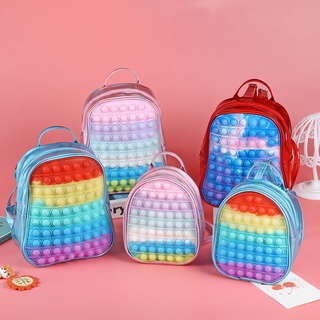 2022 New Pop It Backpacks Smiggle School bag Antistress pop it bag Push ...
