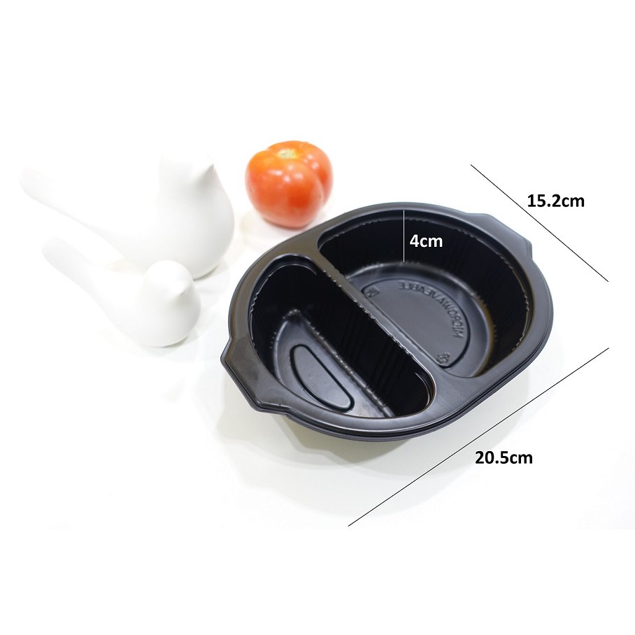 [50 set] Disposable Plastic Food Container Lunch Box Bento Box HIRO FOOD (Base only) | Shopee ...