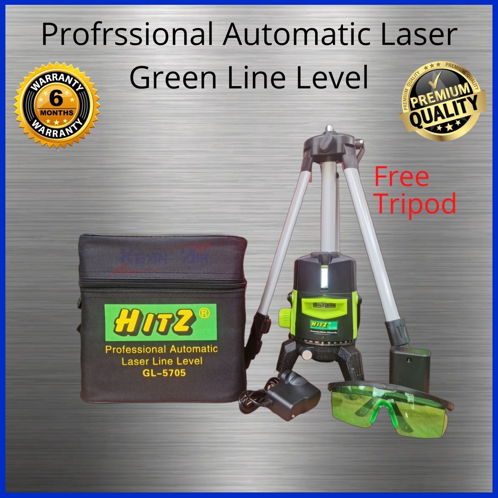 HITZ Professional Automatic Laser Line Level (GL-5705) | Shopee Malaysia