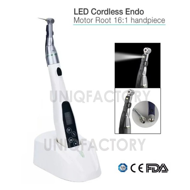 Dental 16:1 LED Wireless Cordless Endo Motor Endomotor Endodontics Root ...