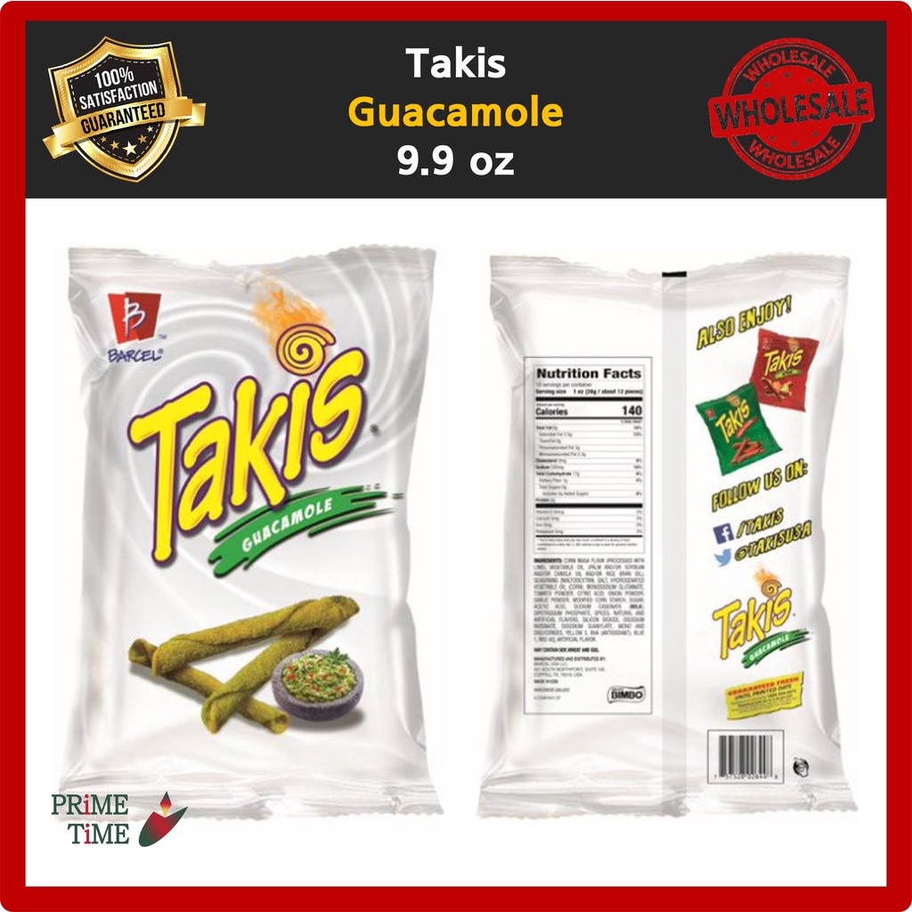 [Barcel] Takis 8 - 9.9oz 7 Types / Fuego Blue Heat Nitro Guacamole ...