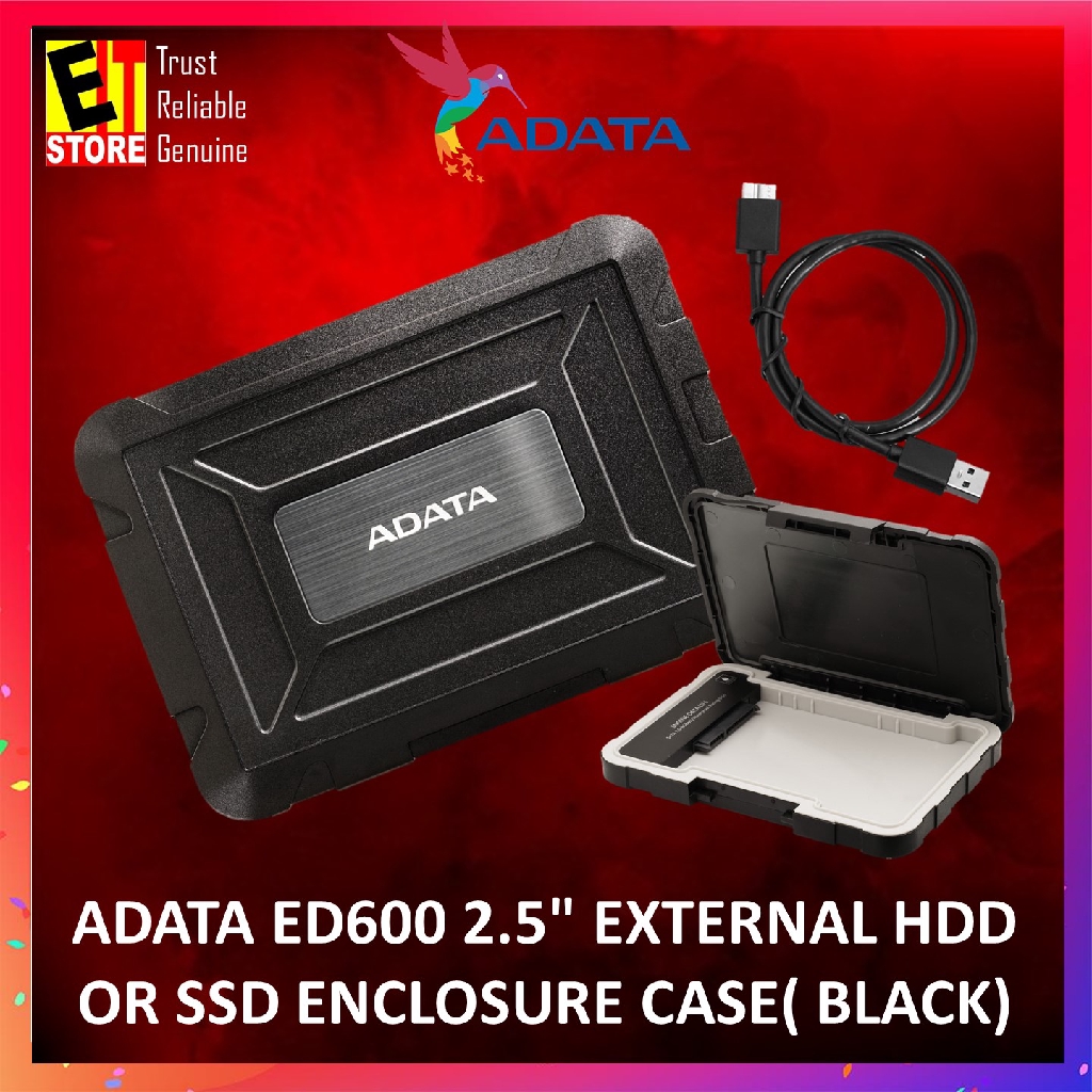 ADATA XPG EX500 USB 3.1 / ED600 USB3.2 2.5" EXTERNAL HDD/SSD ENCLOSURE | Shopee Malaysia