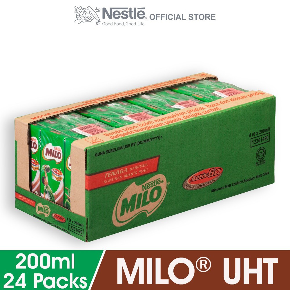 Nestle MILO Activ-Go (200ml x 24 Packs) | Shopee Malaysia