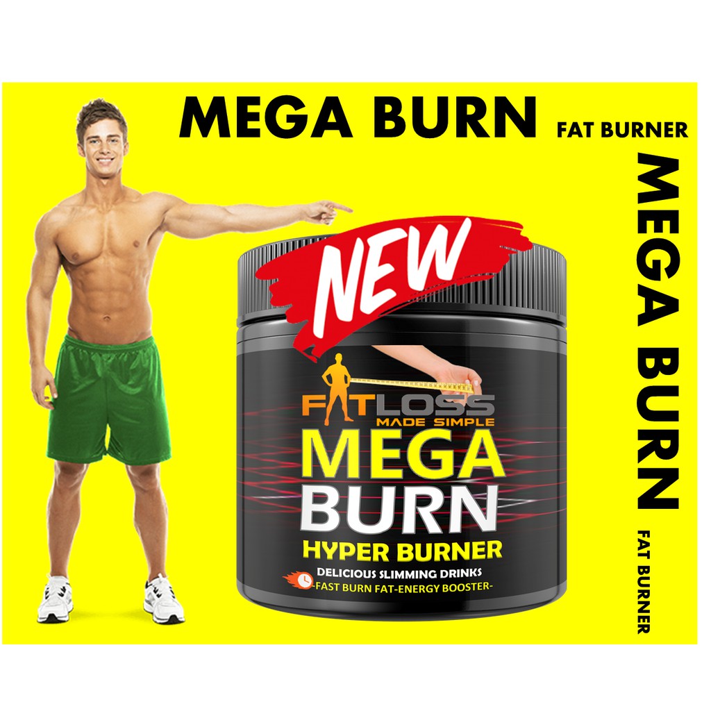 NEW Fat Burner Mega BURN HYPER BURNER ELITE NEW PACK with Extra Gift ...