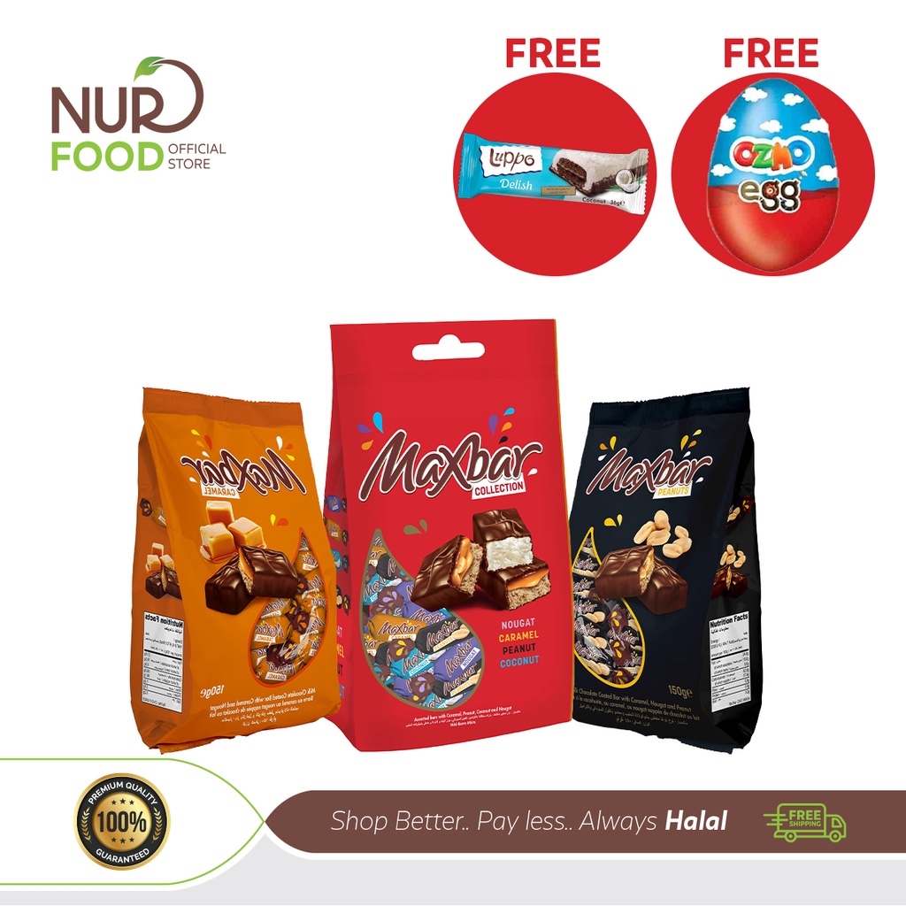 Maxbar Collection Chocolate Bundle with FREE GIFT | Shopee Malaysia