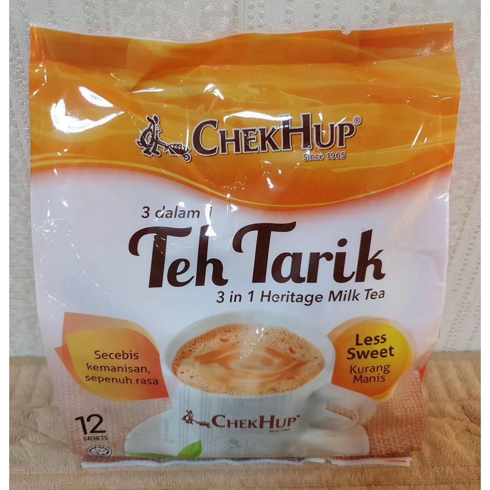 !! READY STOCK !! CHEK HUP Heritage Milk Tea / Teh Tarik (Original 3 in ...