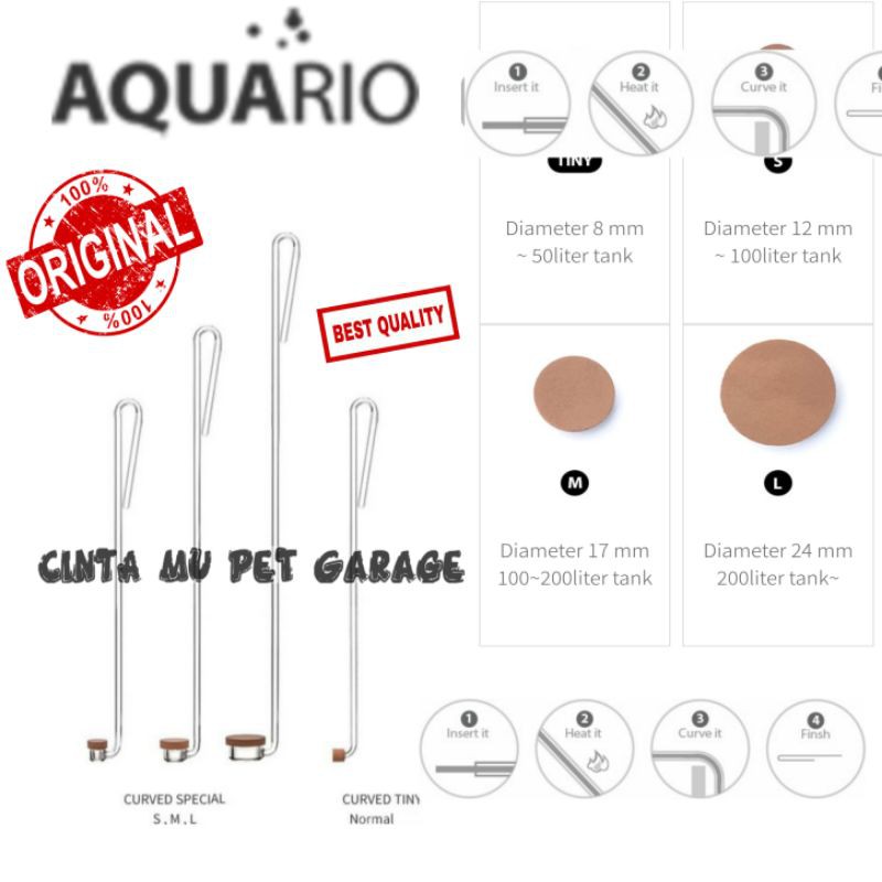 Aquario neo diffuser tiny normal & special curved diffuser water plants ...