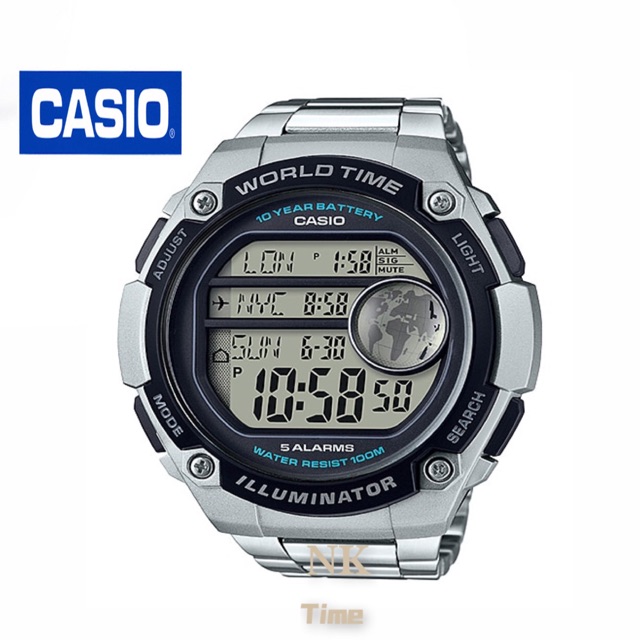 Casio Original AE-3000WD-1A Digital Big Case Size Digital Men Watch AE ...