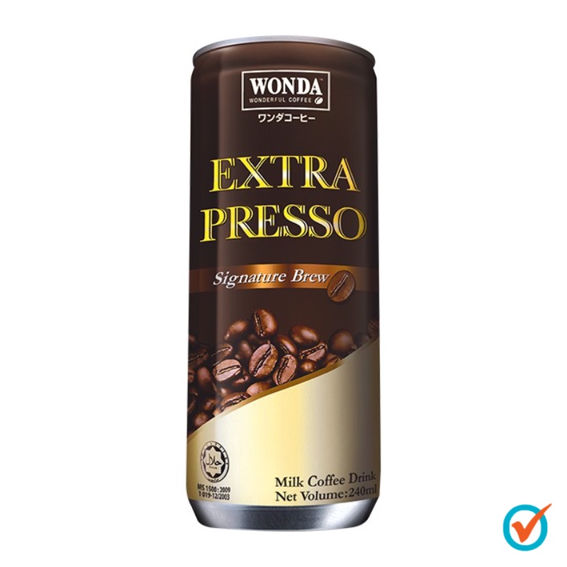 Wonda Coffee Extra Presso Original Can 240ml | Shopee Malaysia