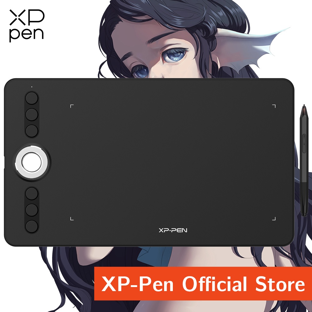 XPPen Deco 02 Graphic Drawing Tablet Digital Pen Tablet With Silver ...