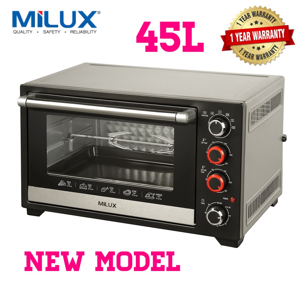 MILUX ELECTRIC OVEN 45L (NEW MODEL) MOT-DS45 | Shopee Malaysia