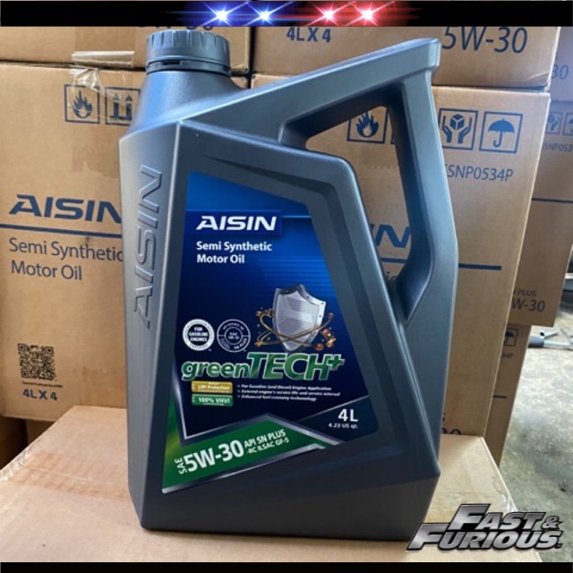 ENGINE OIL AISIN SEMI FULLY SYNTHETIC PAO ESTER | Shopee Malaysia