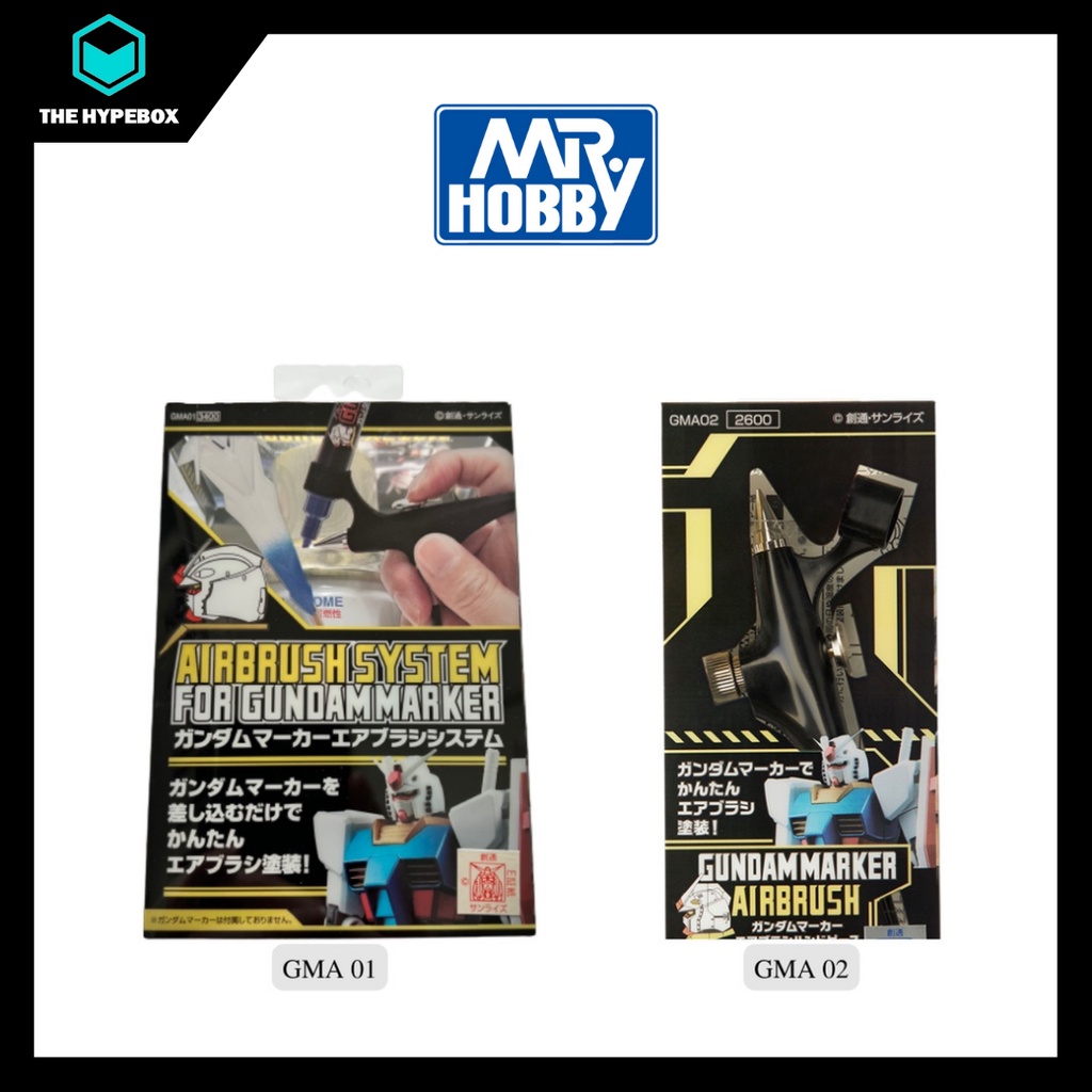 Mr Hobby - GUNDAM MARKER AIRBRUSH SYSTEM GMA01 GUNDAM MARKER AIRBRUSH HAND-PIECE GMA02 | Shopee ...