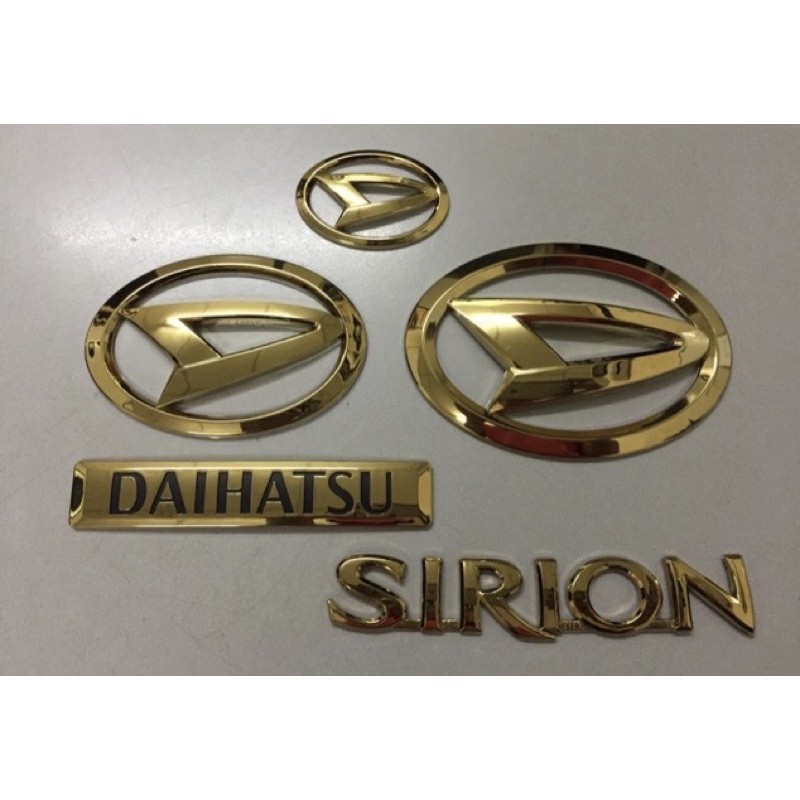 Perodua Myvi Daihatsu Sirion Gold Emblem Myvi Ikon Myvi icon Myvi Lagi ...