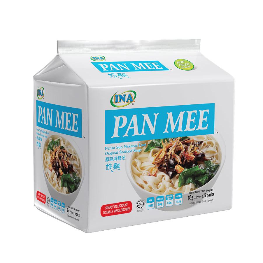 INA PAN MEE Instant Noodle ~ Original Seafood Soup Flavours | Shopee ...