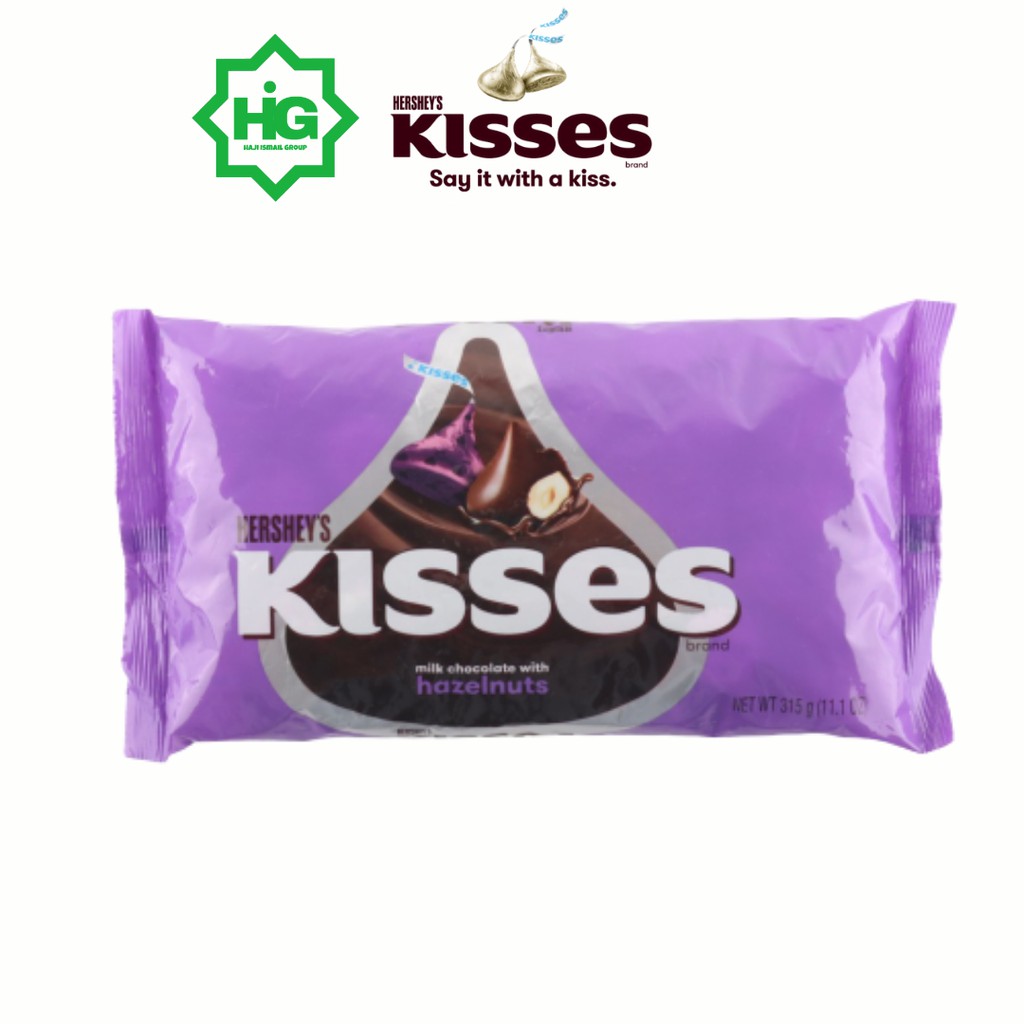 HERSHEY'S KISSES HAZELNUT 315G | Shopee Malaysia