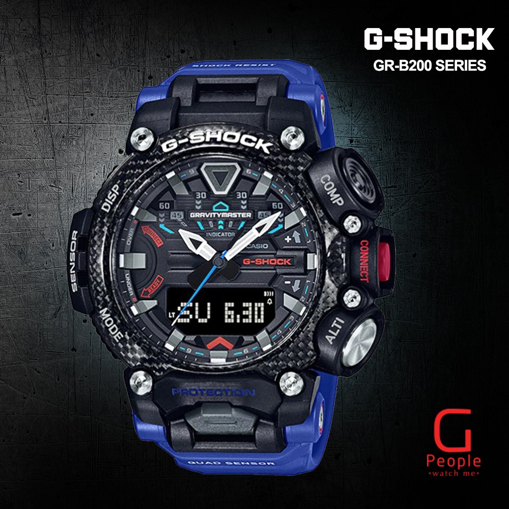 CASIO G-SHOCK GR-B200-1A2 / GR-B200 GRAVITYMASTER WATCH 100% ORIGINAL ...