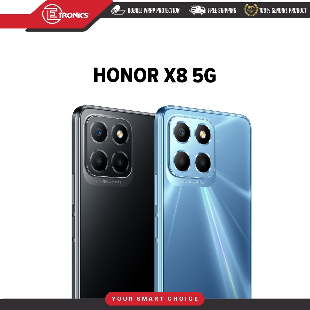Honor X8 5G [6GB RAM | 128GB ROM] - Qualcomm Snapdragon 480 plus ...