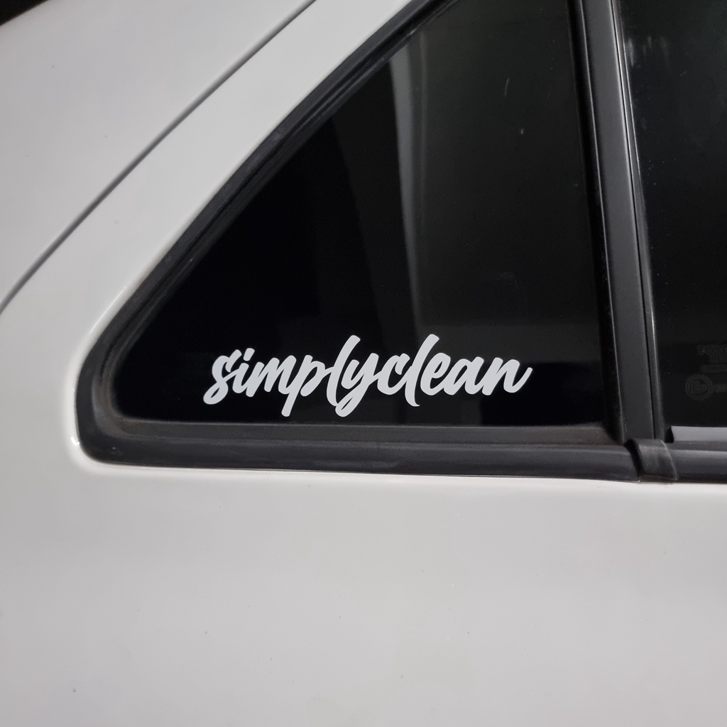 Simplyfy Car Sticker Simple n Clean Style Jdm | Shopee Malaysia