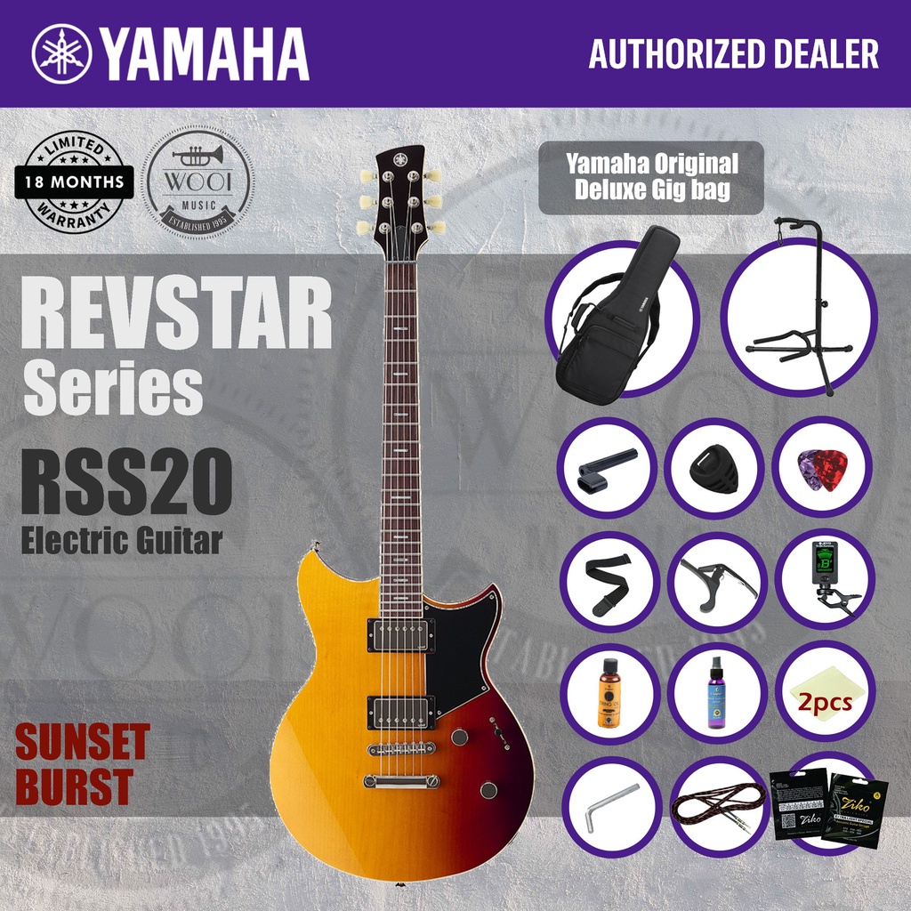 Yamaha REVSTAR Standard Series RSS20 Electric Guitar - Sunset Burst (RSS20SSB) | Shopee Malaysia