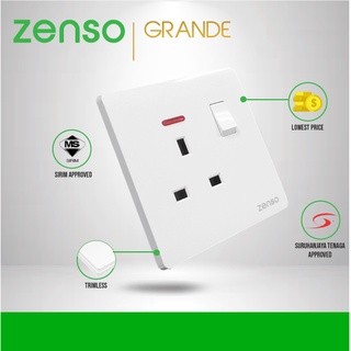 [Ready Stock][SIRIM} ZENSO Switch Grande White Switches & Sockets Suis ...