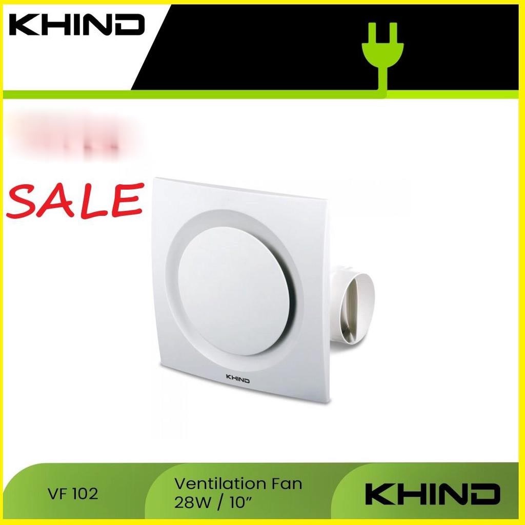 Khind Ventilation Fan VF102 (10") Ceiling Mount Exhaust Fan /EF8001 ...