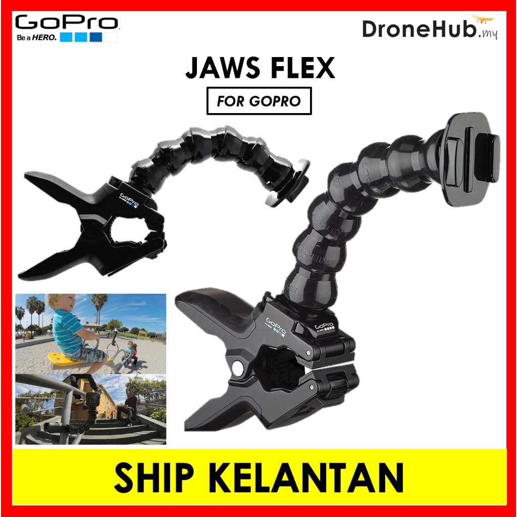 GoPro Jaws Flex Clamp Mount ( GoPro Malaysia Warranty ) | Shopee Malaysia