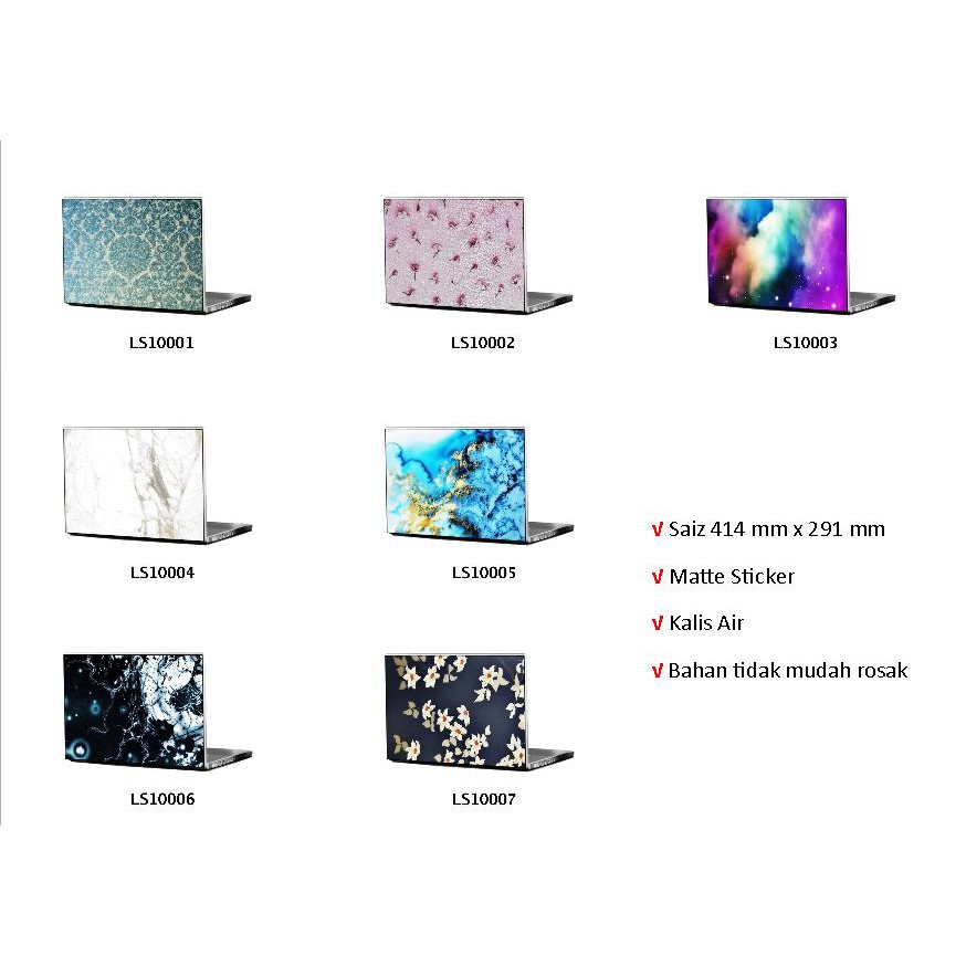 DIY Laptop Skin Sticker (Ready Stock) | Shopee Malaysia