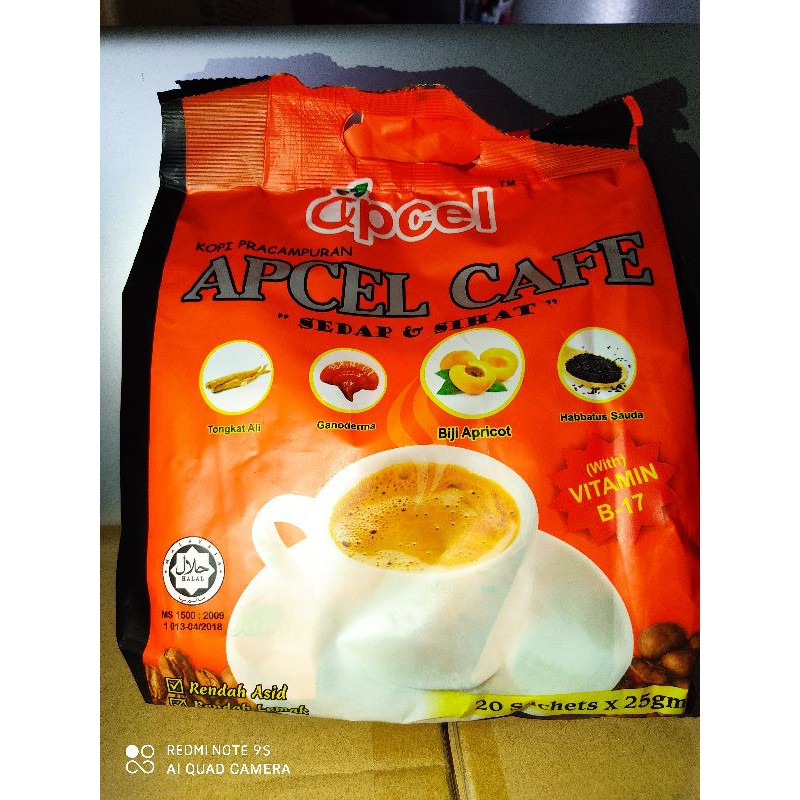 APCEL CAFE kopi kesihatan 100%original minuman panas atau sejuk ...