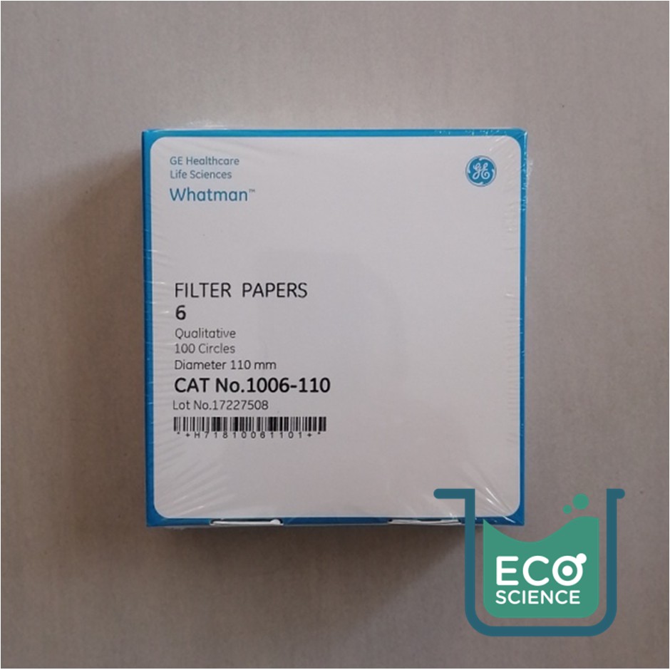 Whatman Qualitative Filter Paper, Grade 6 Circle (100 pcs/box) | Shopee ...
