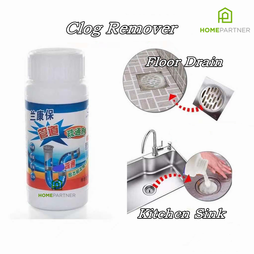 Clog Remover Drain Pipe Basin Cleaner Clogged Drainage Remover Powder ...