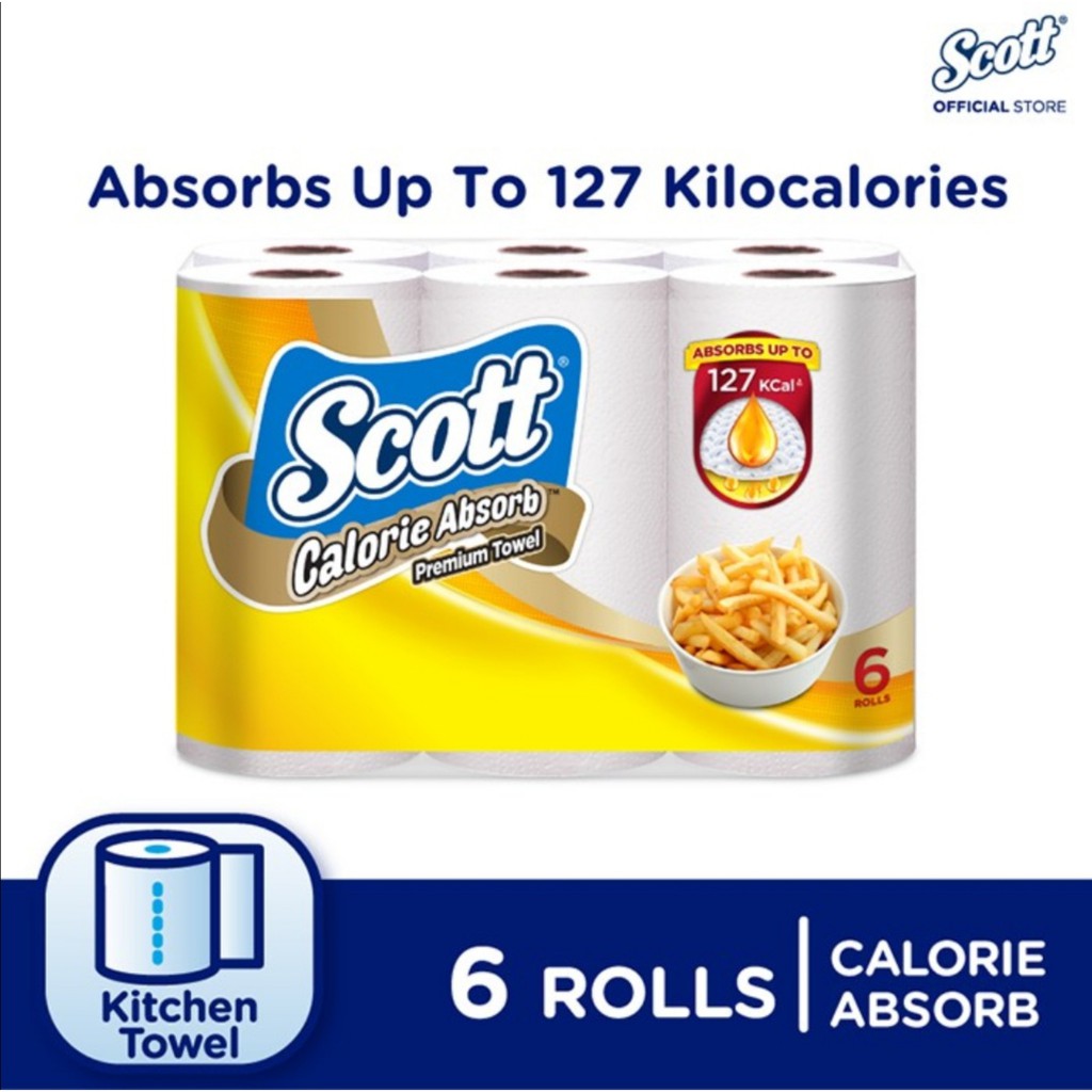 [LIMITED] Scott Calorie Absorb Kitchen Towel | Shopee Malaysia