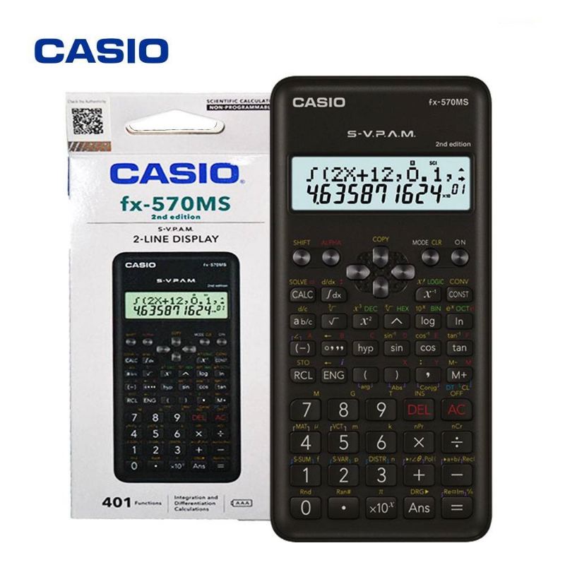 Stock in Malaysia SCIENTIFIC CALCULATOR FX-570MS 2-LINE DISPLAY ...