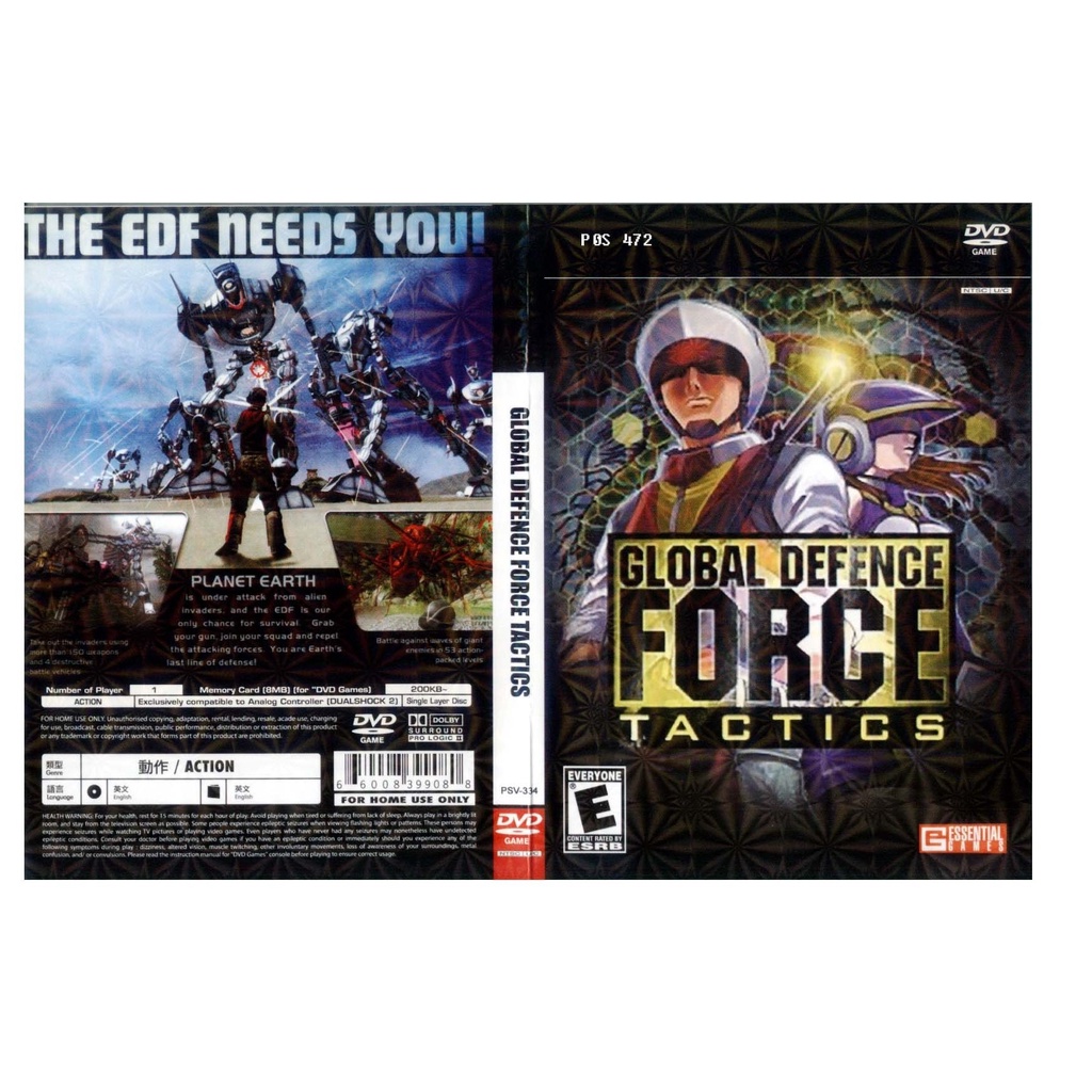 PS2 GAME COLLECTION GLOBAL DEFENCE FORCE TACTICS | Shopee Malaysia
