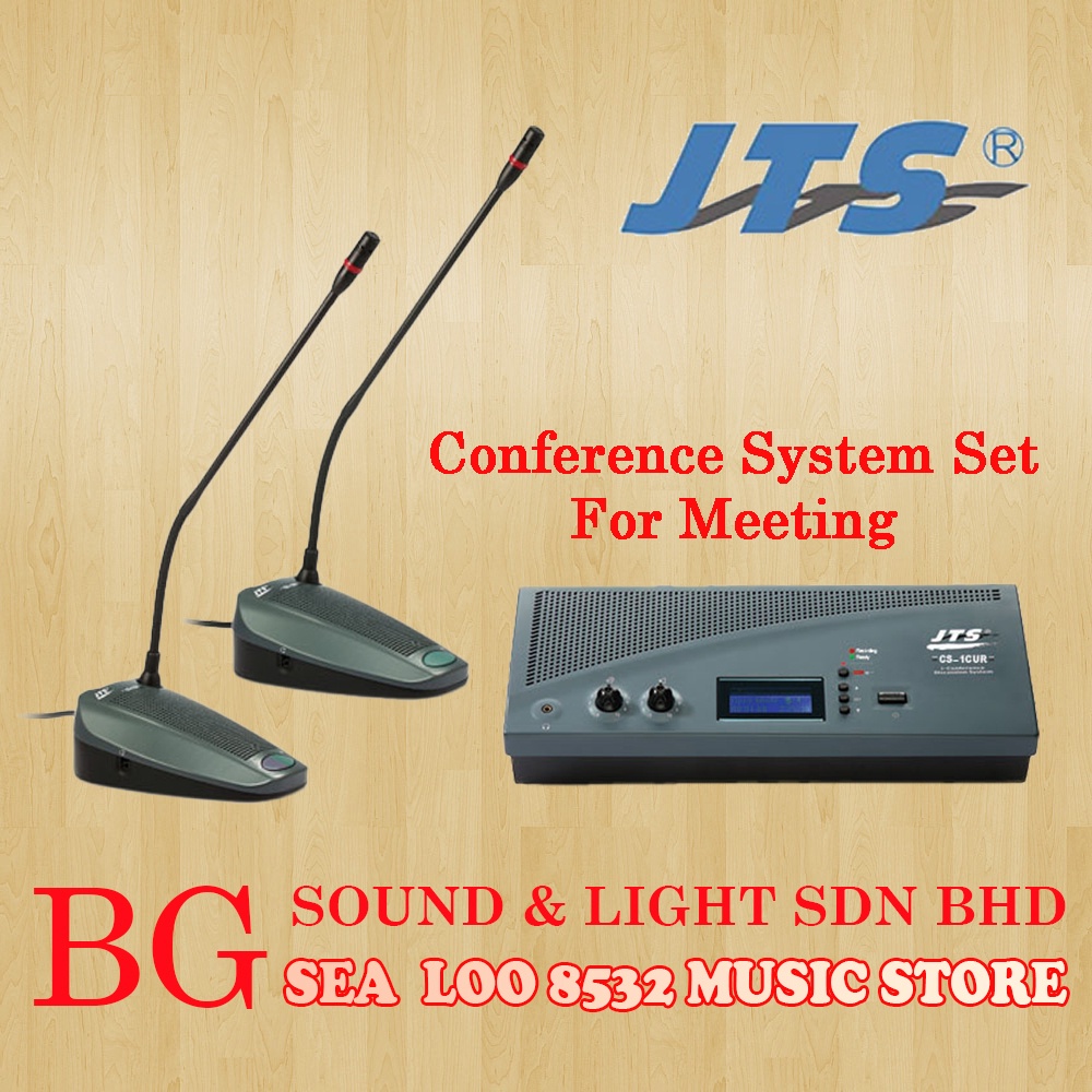 JTS WIRED CONFERENCE SYSTEM MICROPHONE SET FOR MEETING PURPOSE ( CS-1CH / CS-1DU / CS-1CU / CS ...