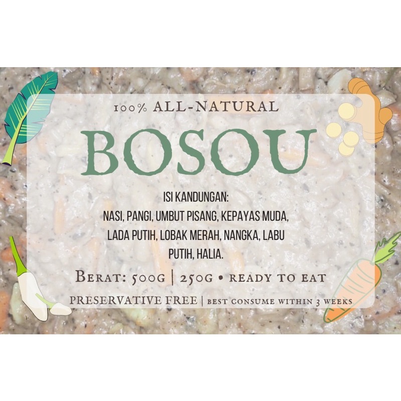 HOMEMADE BOSOU SABAH | Shopee Malaysia