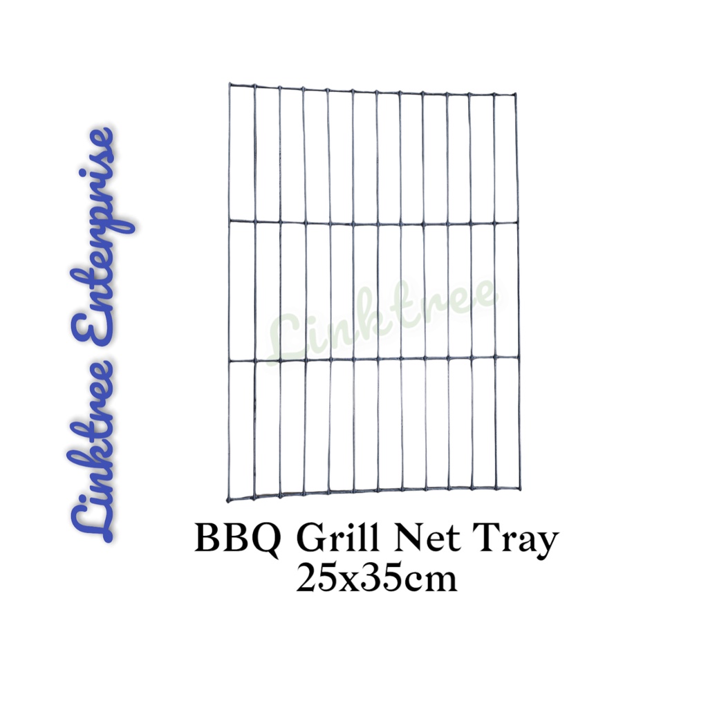 BBQ Stainless Steel Metal Grill Net/ Jaring BBQ Pemanggang 25x35cm ...