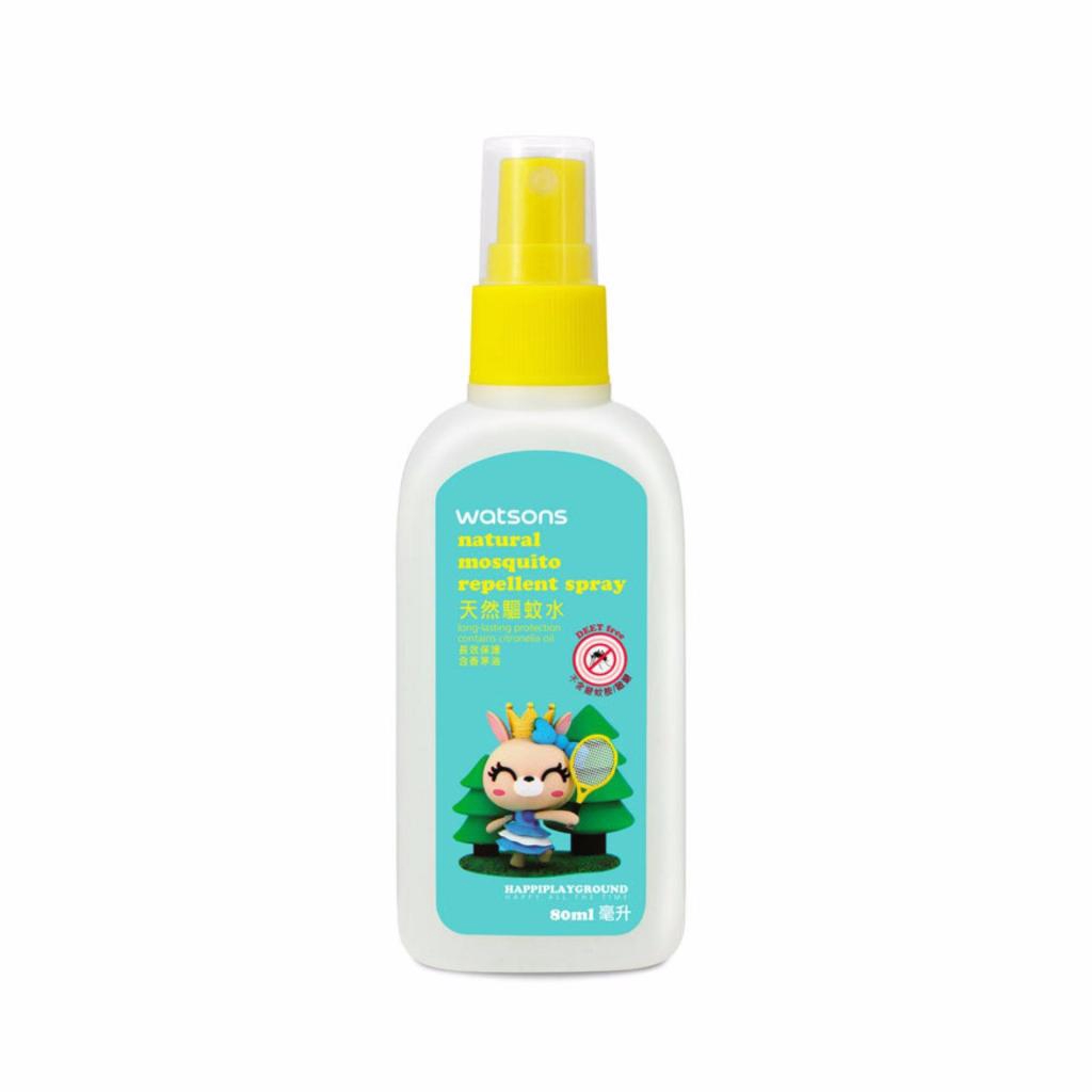 WATSONS Natural Mosquito Repellent Spray 80mlATSONS Natural Mosquito ...
