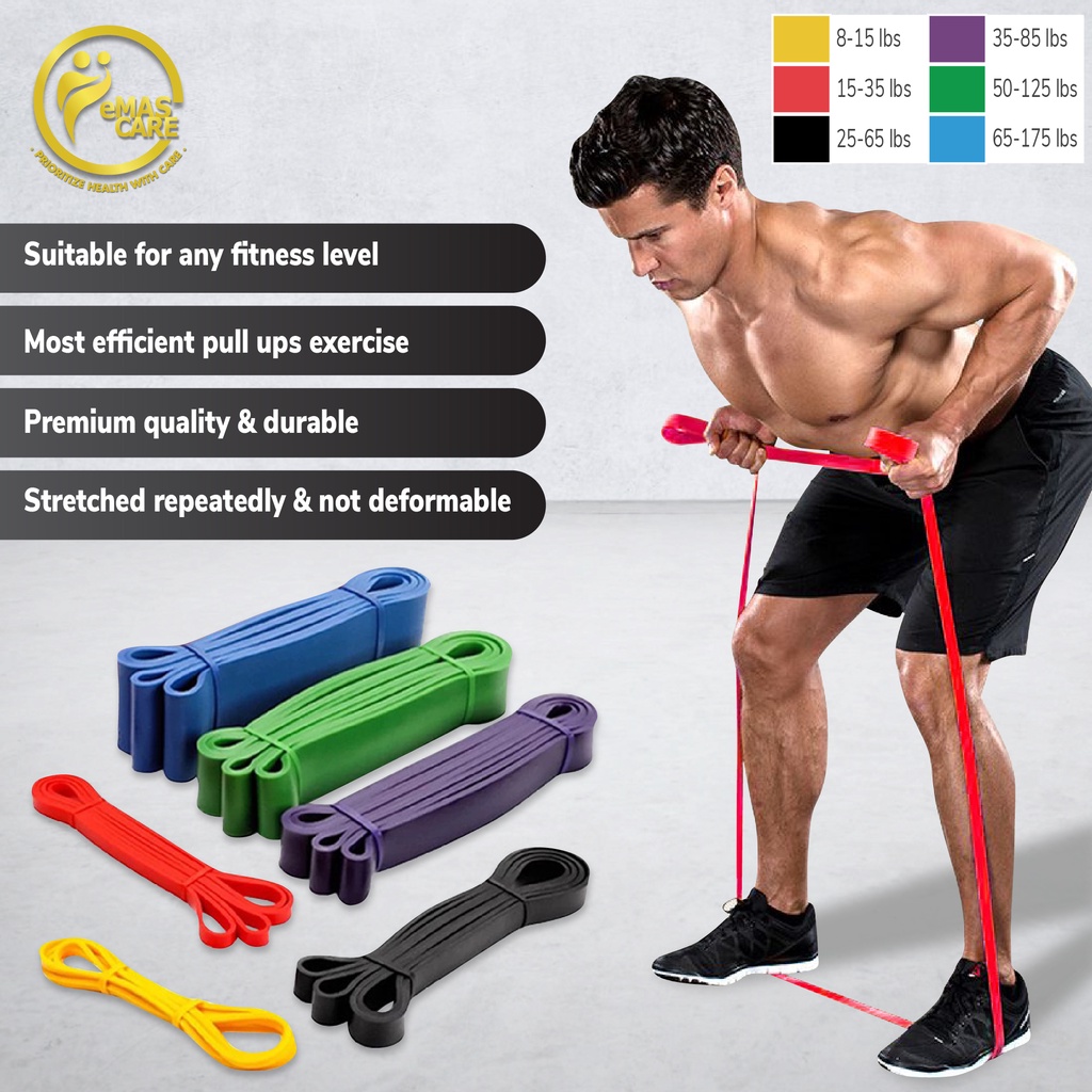 Gym latex Band Resistance Band Elastic Band Exercise Band Fitness ...