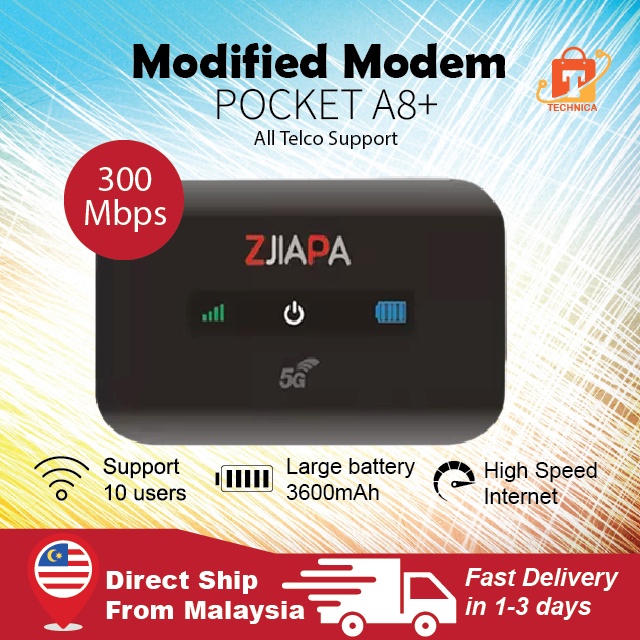 { READY STOCK } 100% New POCKET A8+ Router Wifi Unlimitedi Hotspot ...