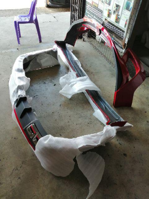 (spoiler) bodykit saga vvt sportivo (no chrom depan proton spoiler ...