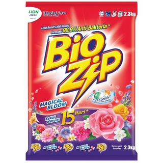 Bio Zip Magical Bloom Powder Detergent 2.3kg | Shopee Malaysia