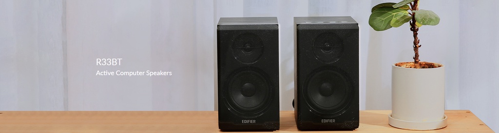 Edifier R33BT - 2.0 Bookshelf Speaker with Bluetooth 5.0 | DSP | Shopee ...
