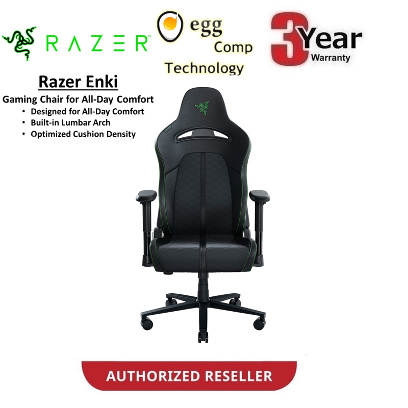 Razer ISKUR / ISKUR X / ENKI / ENKI Gaming Chair All Day Comfort QUARTZ ...