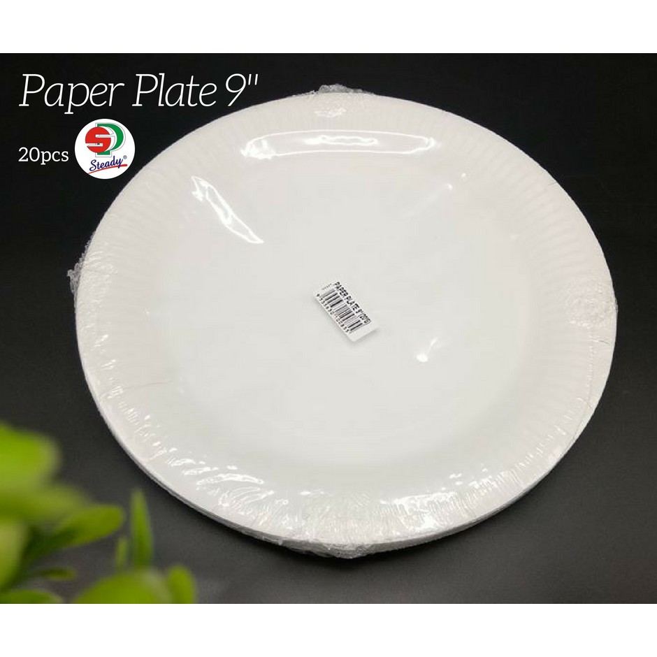 Paper Plate 9" (20pcs) | Shopee Malaysia