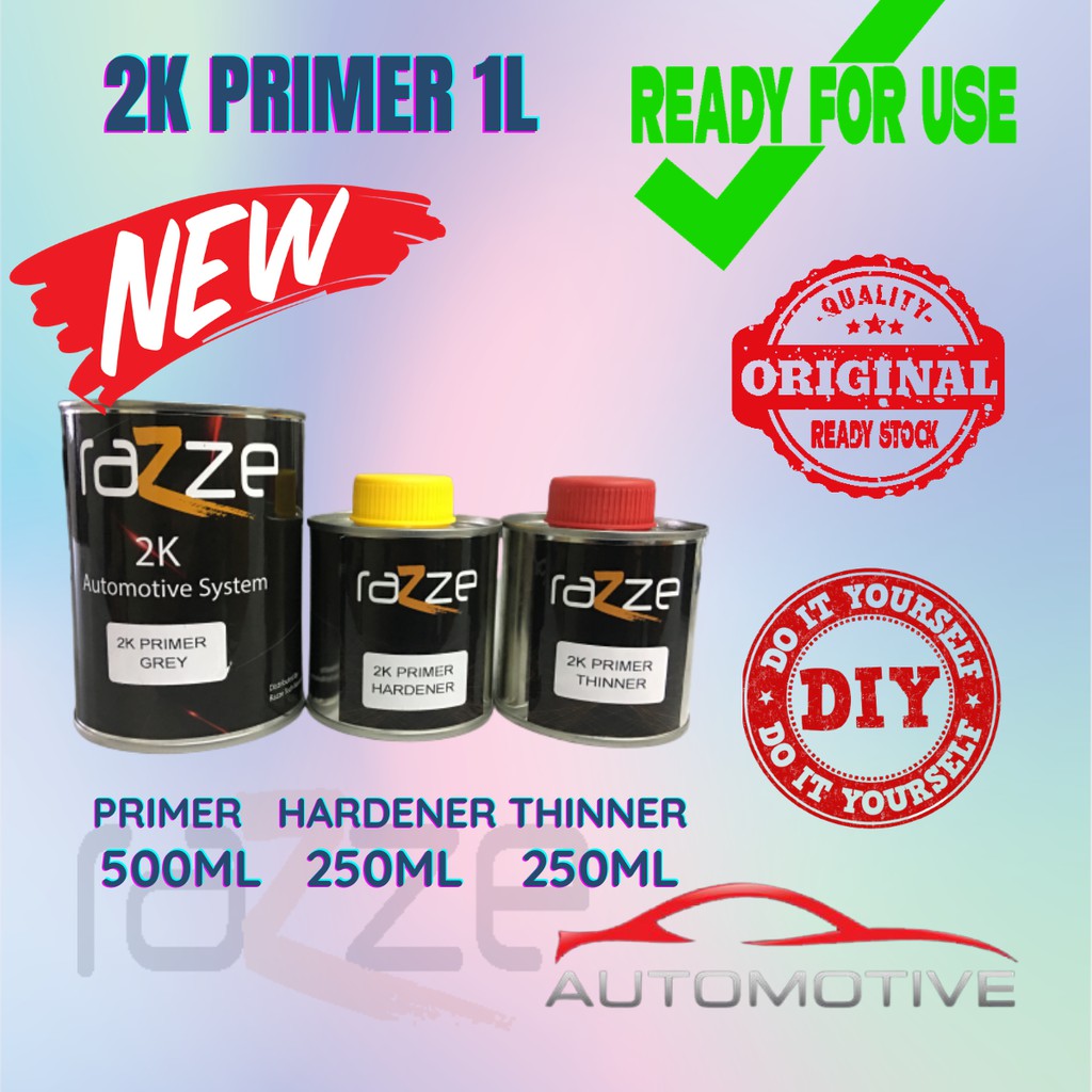 2K Primer [RFU] Medium High Solid Fast Dry PRIMER for Automotive / Car ...