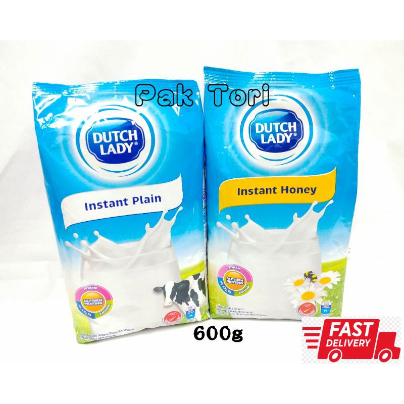 Dutch Lady Instant Plain Milk Powder 600g | Shopee Malaysia