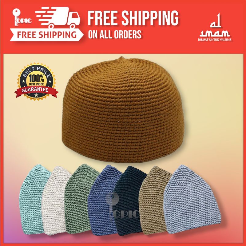 [FREE SHIPPING] KOPIAH KAIT YAMAN/ TARKI-KOPIAH KAIT TEBAL/ KOPIAH DEWASA/ KOPIAH BENANG TEBAL ...